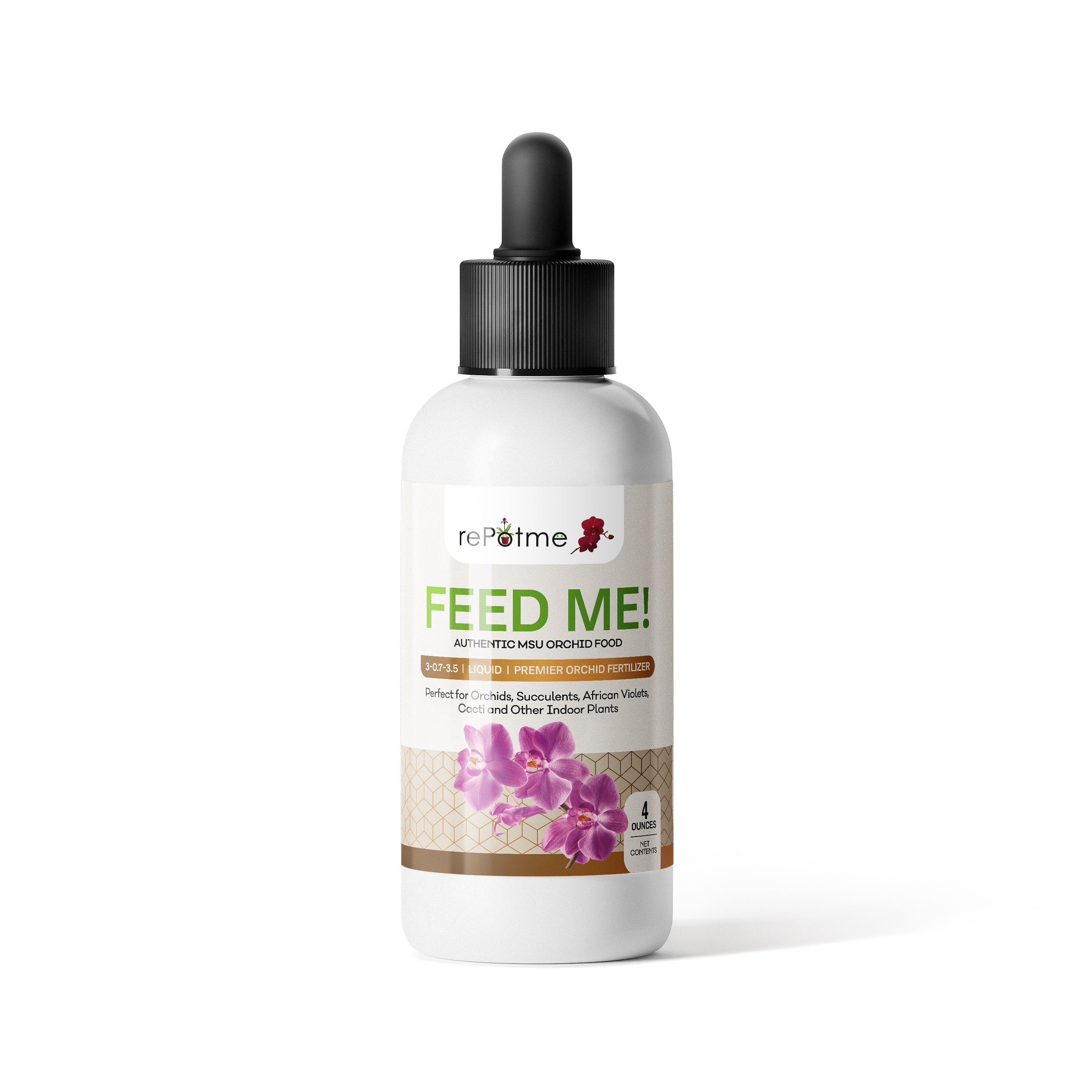 FEED ME! MSU Orchid Liquid Fertilizer - RO/Rain/Tap Water - 4 oz – Wild ...